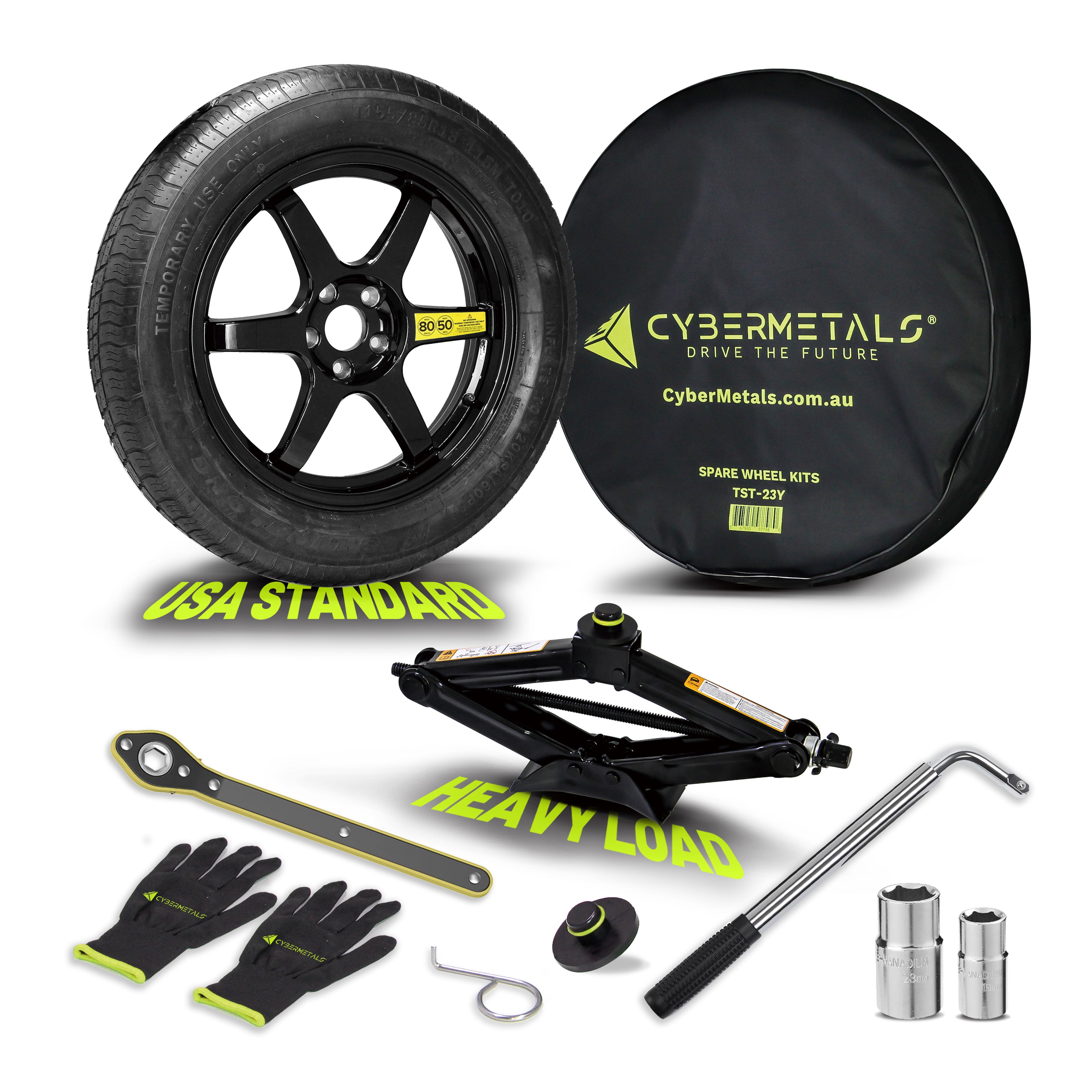 Tesla Model S Spare Tyre Kit – Cyber Metals Australia