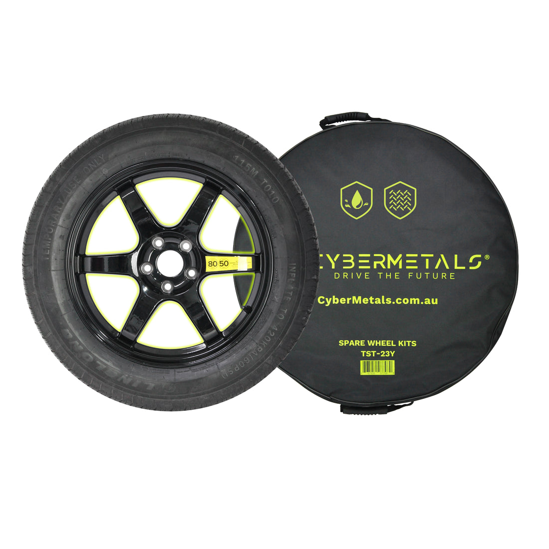 Tesla Space Saver Spare Tyre Kit Model 3 Model Y – Cyber Metals Australia