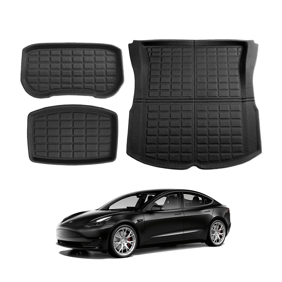 Tesla Model 3 Boot Liner 3D XPE All-Weather Custom Fit Liner – Cyber ...
