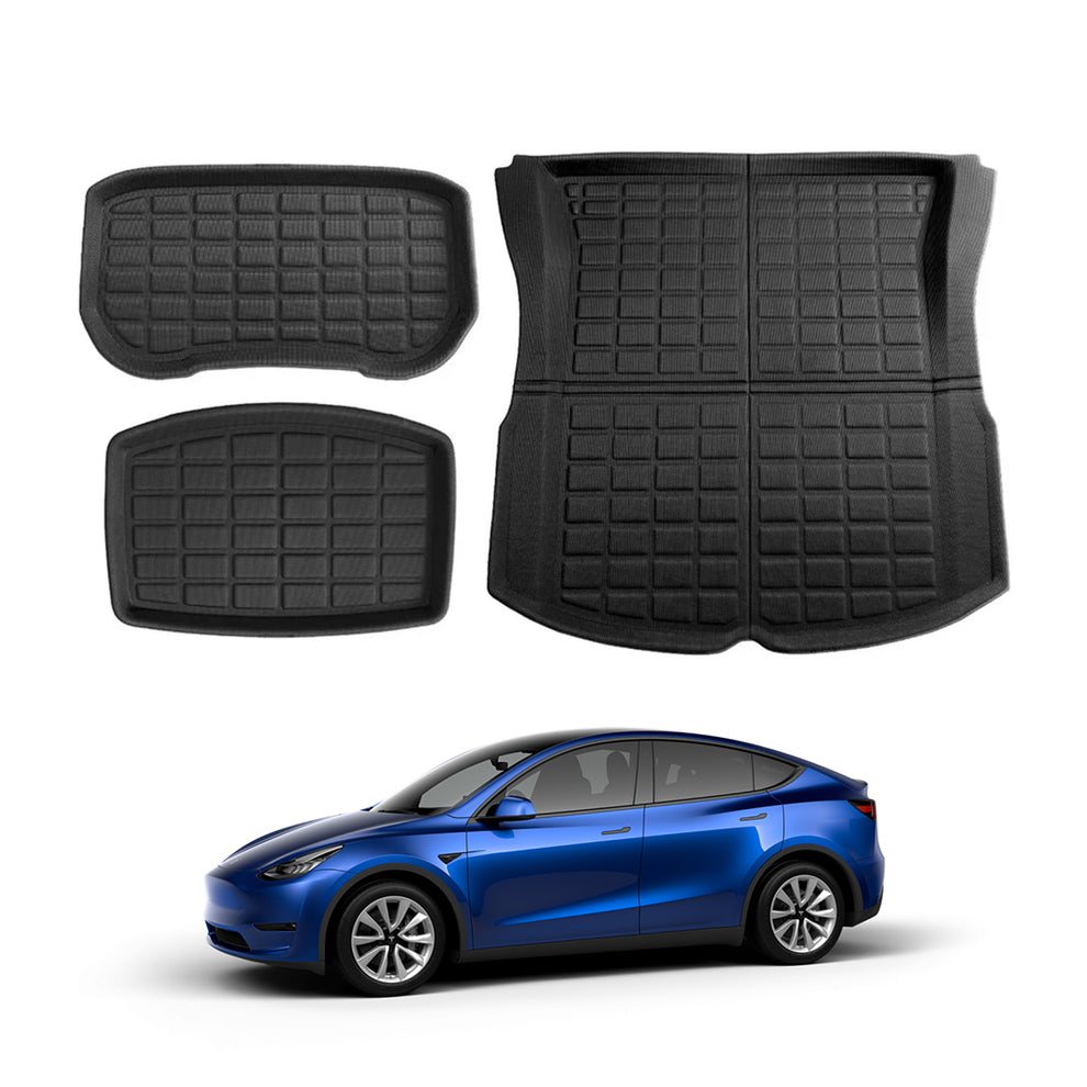 Tesla Model Y Boot Liner 3D XPE All-Weather Custom Fit Liner – Cyber ...