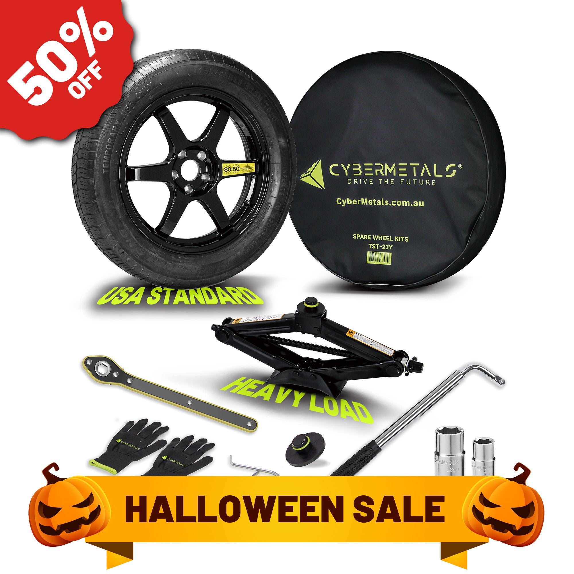 Tesla Spare Tyre Kit – Cyber Metals Australia