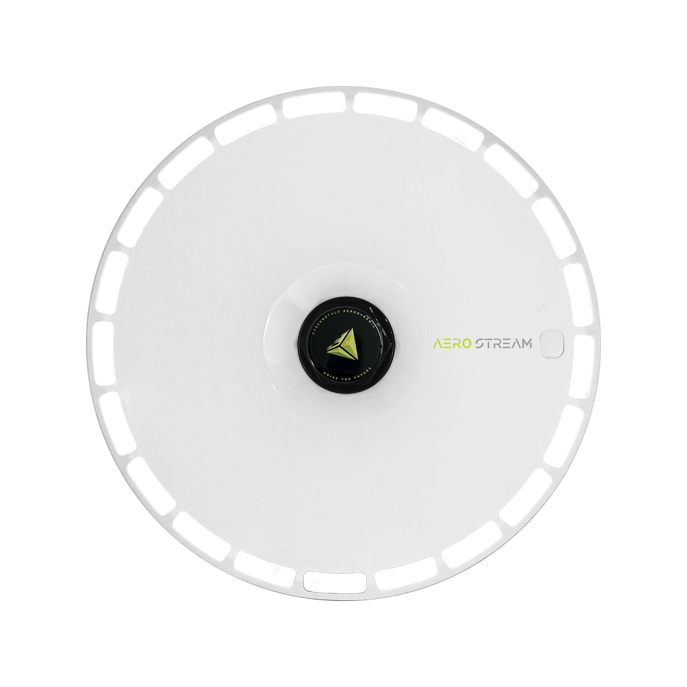 18'' Wheel Aero Disc White – Cyber Metals Australia